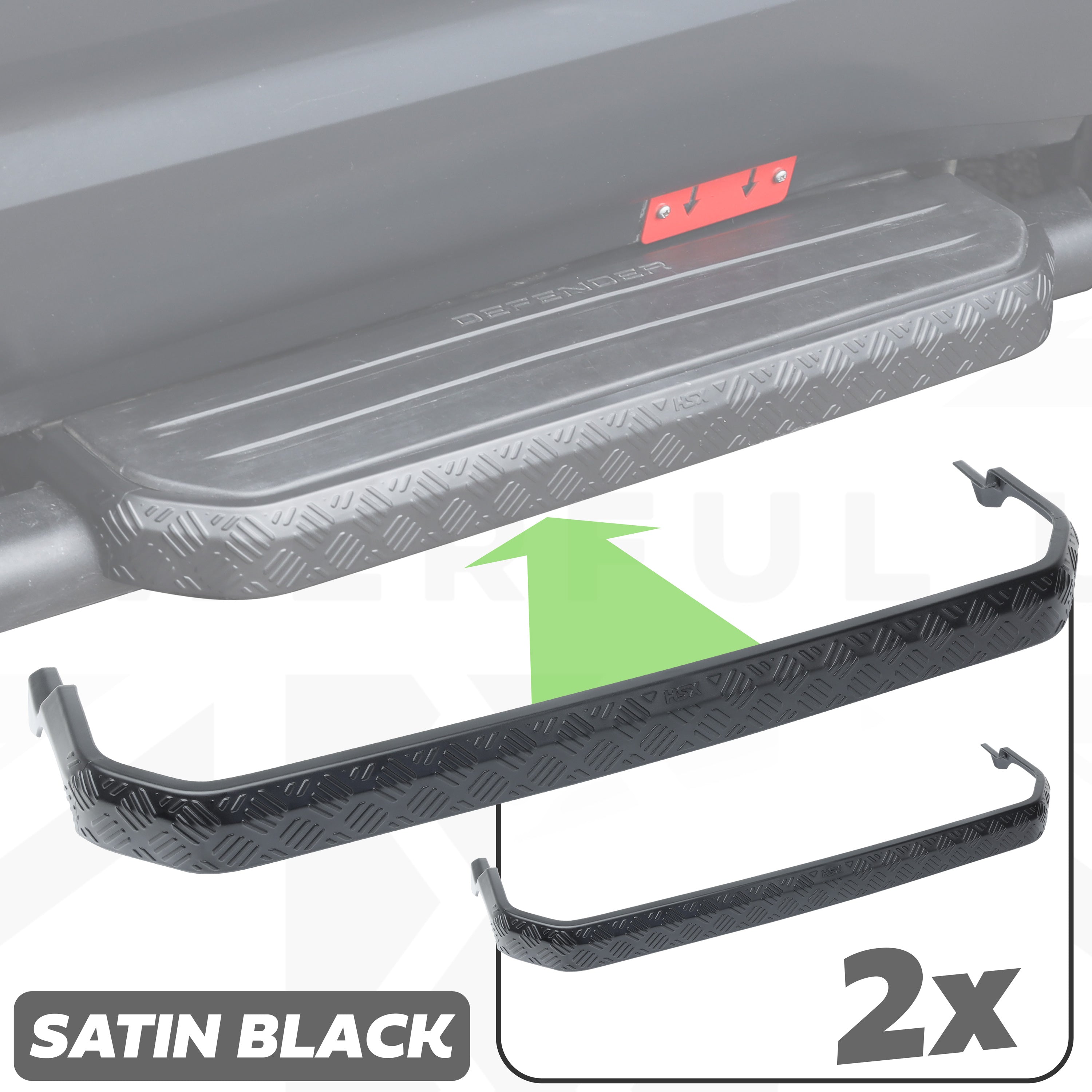 New Defender Side Steps & Tubes – Powerful UK