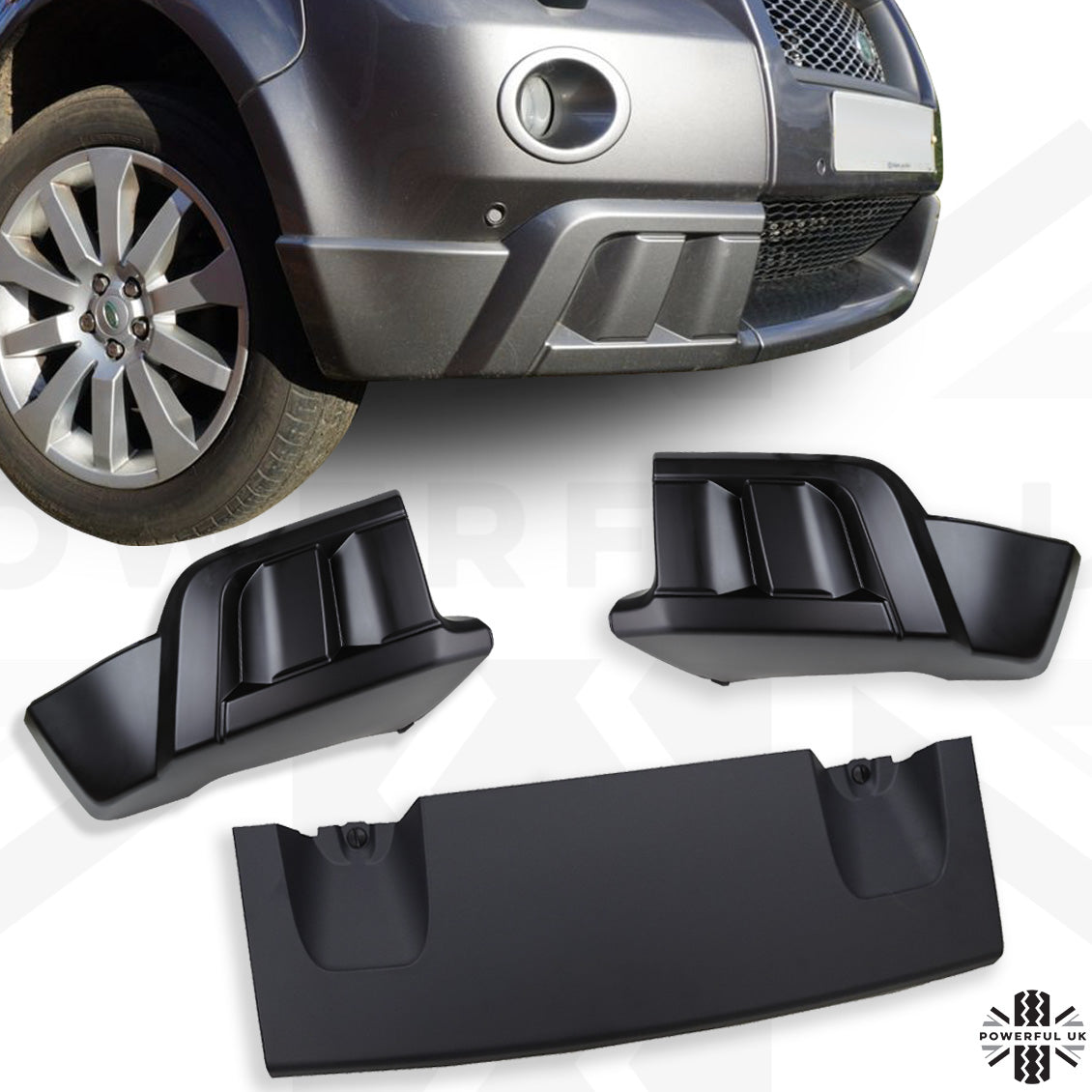 Front Bumper HST styling kit unpainted for Land Rover Freelander 2 (3p ...