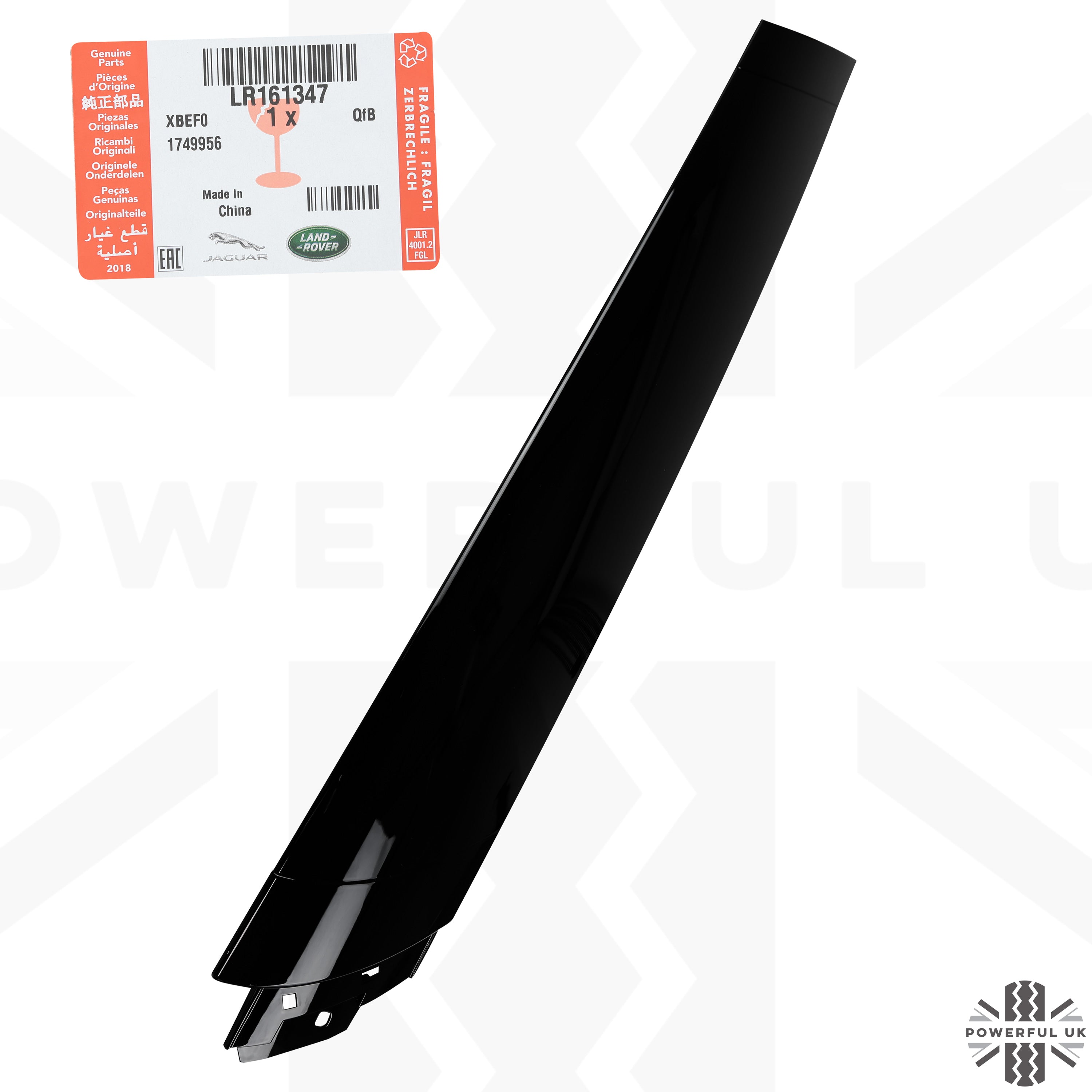 Genuine A Pillar Finisher in Gloss Black for Land Rover Defender L663 ...