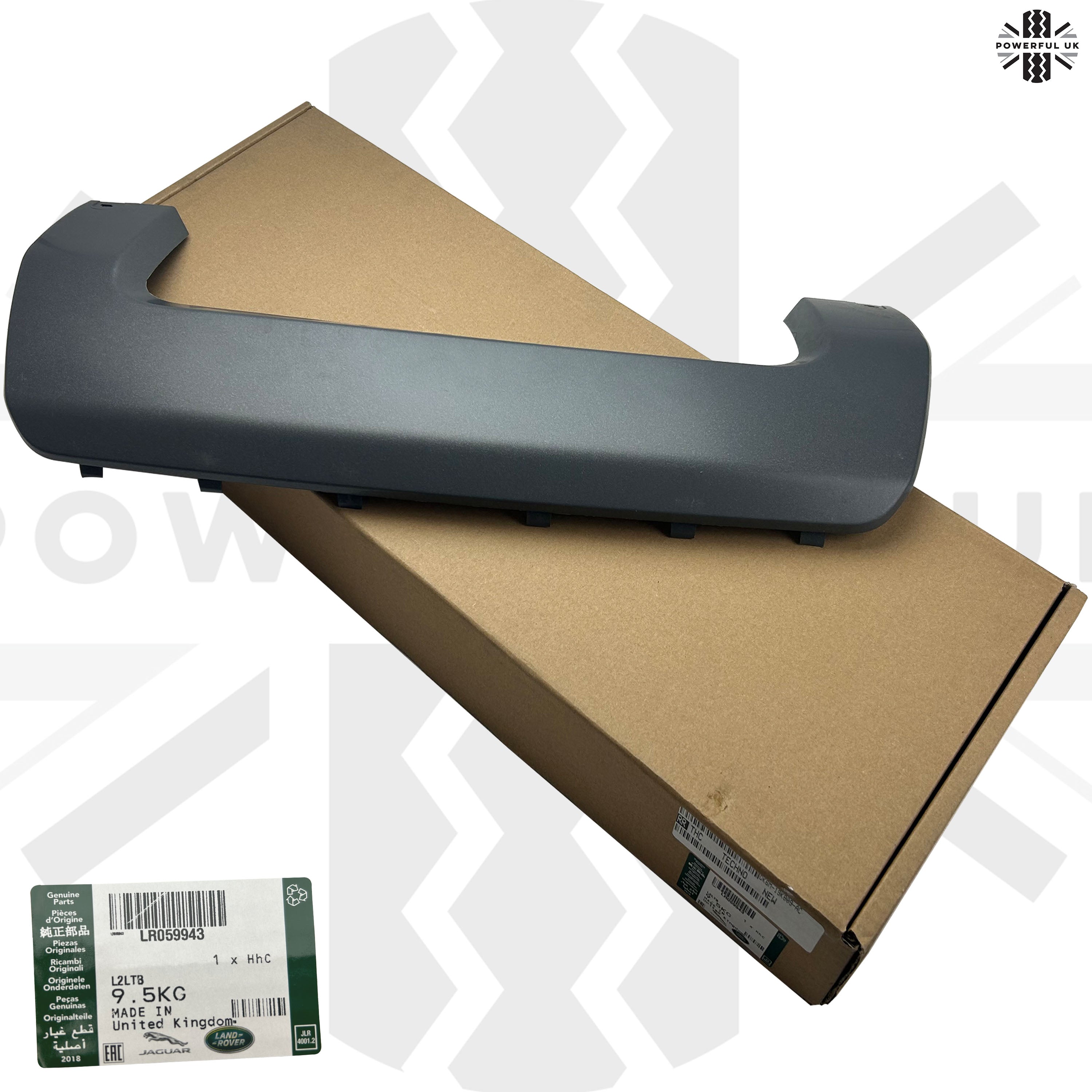 Genuine Rear Tow Eye Cover in Dark Silver for Range Rover Sport L494 ...