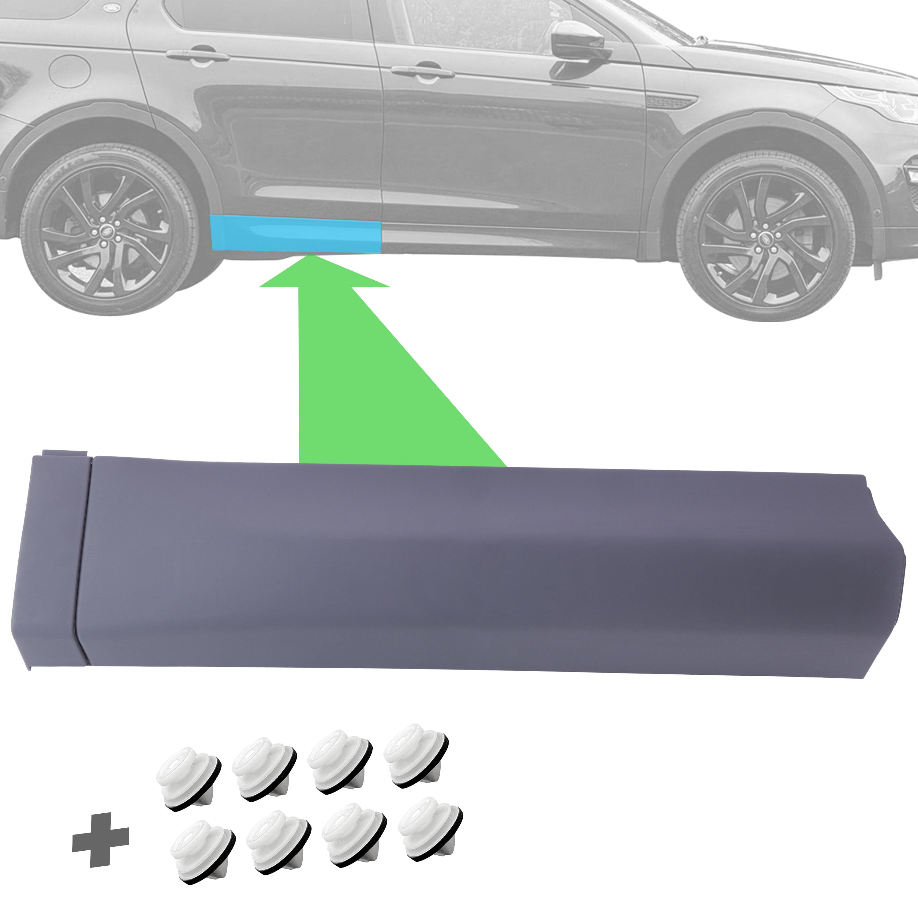 Dynamic Lower Door Moulding for Land Rover Discovery Sport 2015-19 - R ...