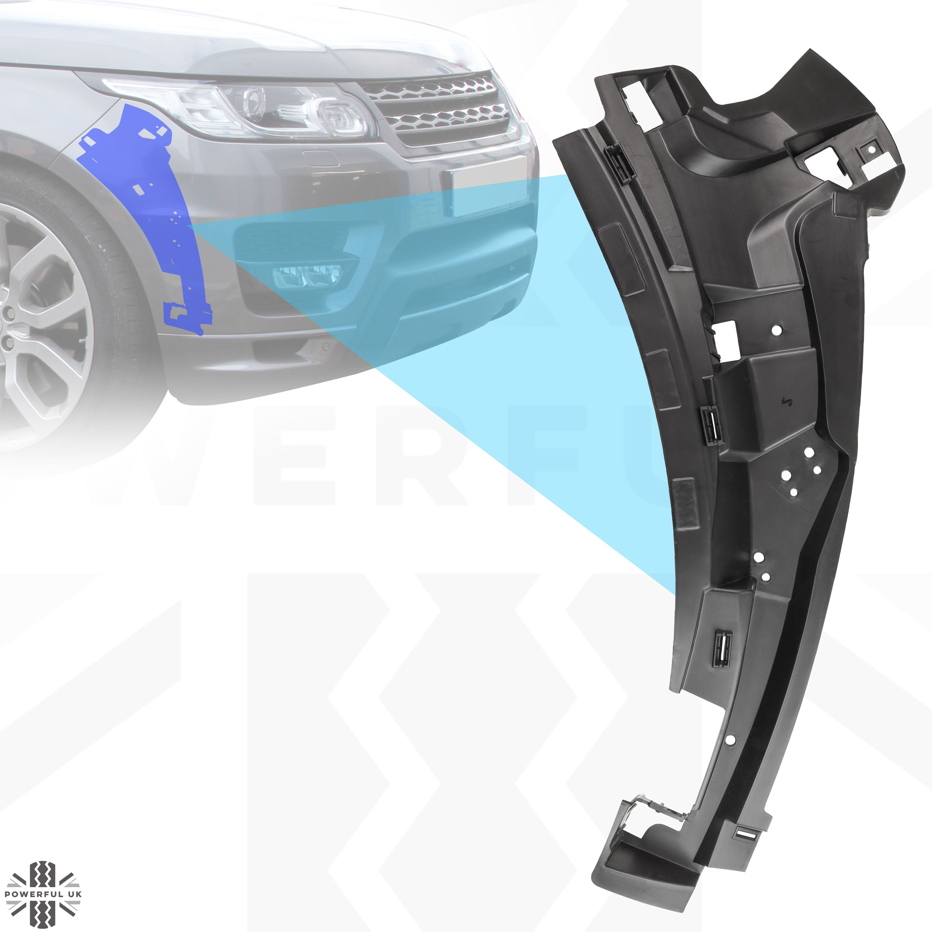Front Bumper Mounting Bracket for Range Rover Sport L494 2014-17 - Rig ...