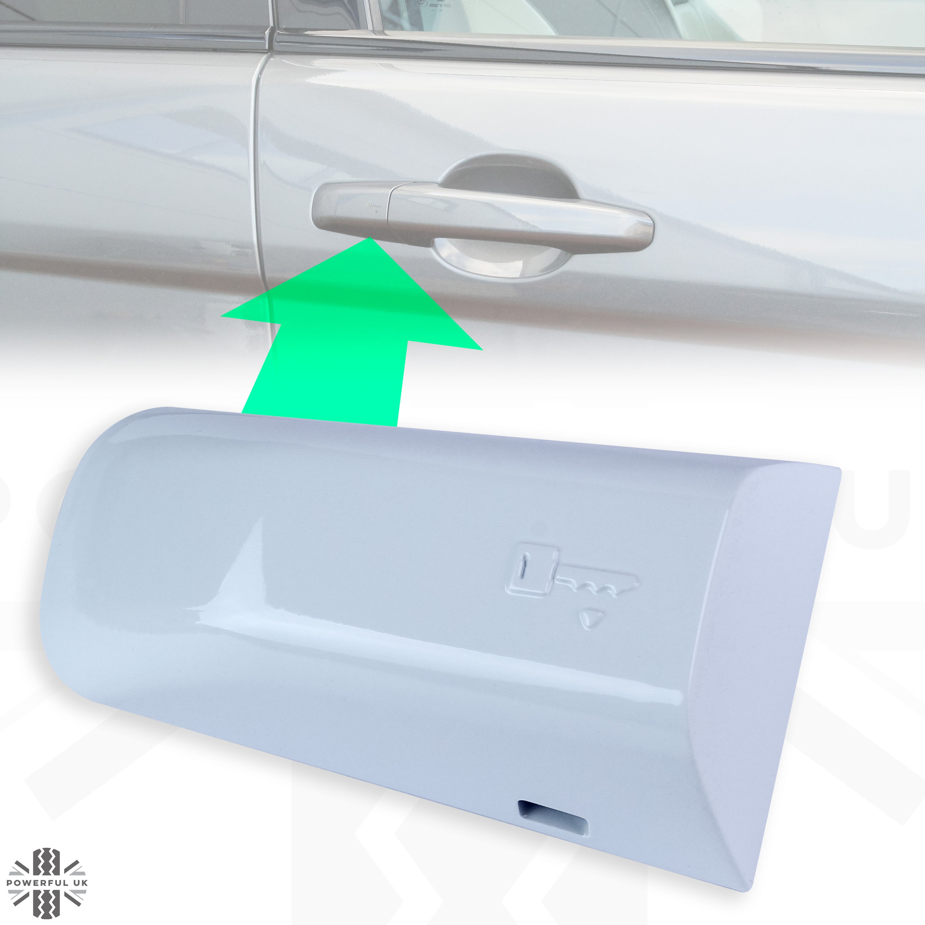 RIGHT Door Handle Key Piece for Range Rover Sport L494 - Fuji White ...