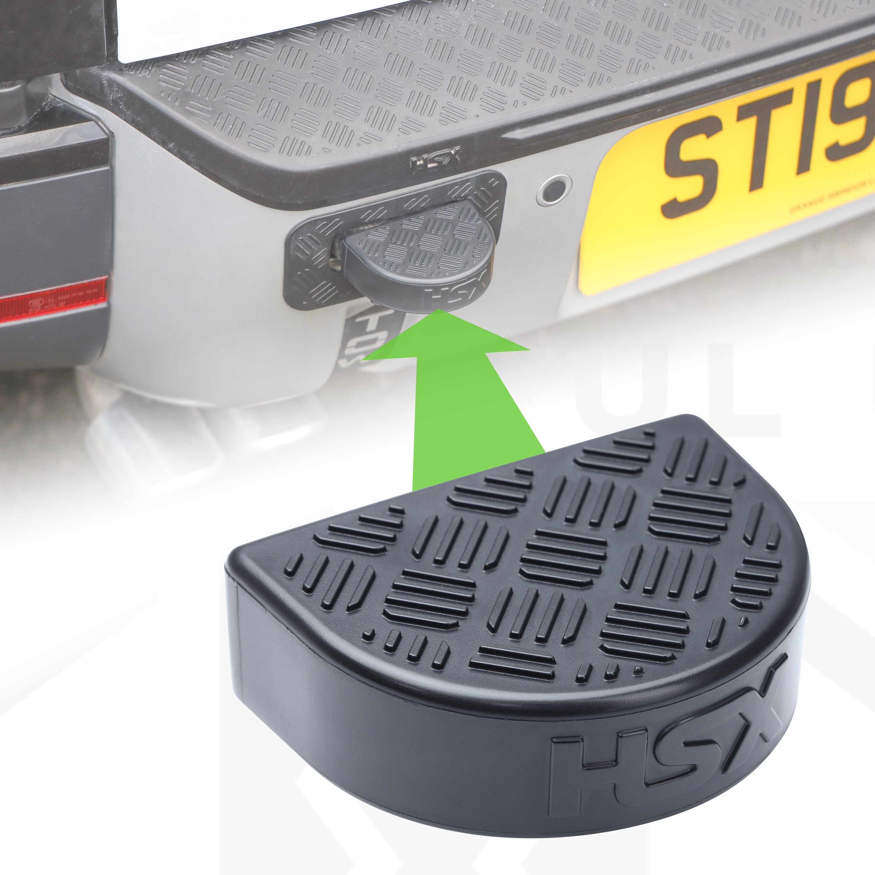 1x Tow Eye Bung for Land Rover Defender L663 - Chequer Plate Top ...