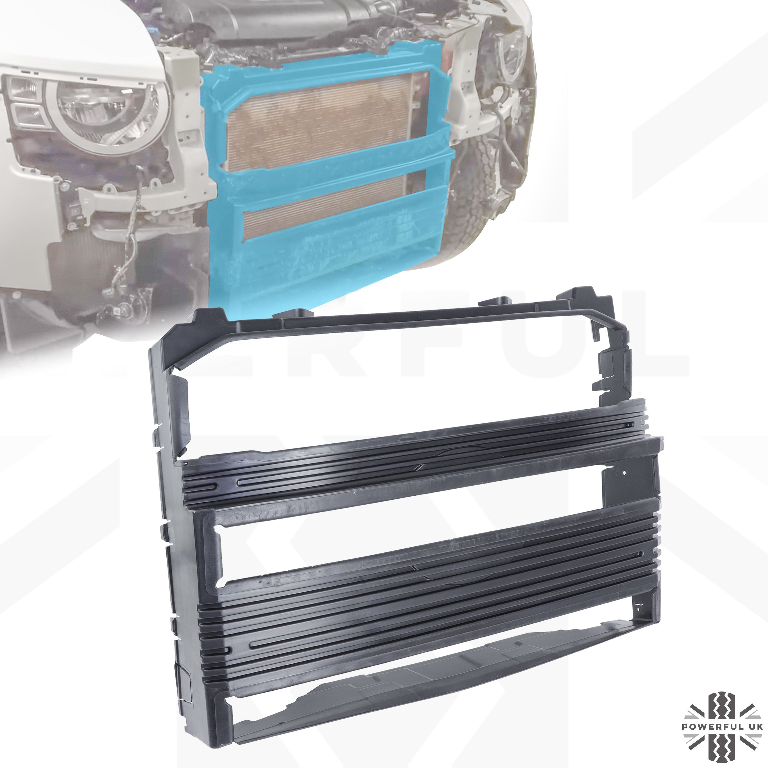 Main Air Deflector for Land Rover Defender L663 (P300 & D300 MY2020 ...