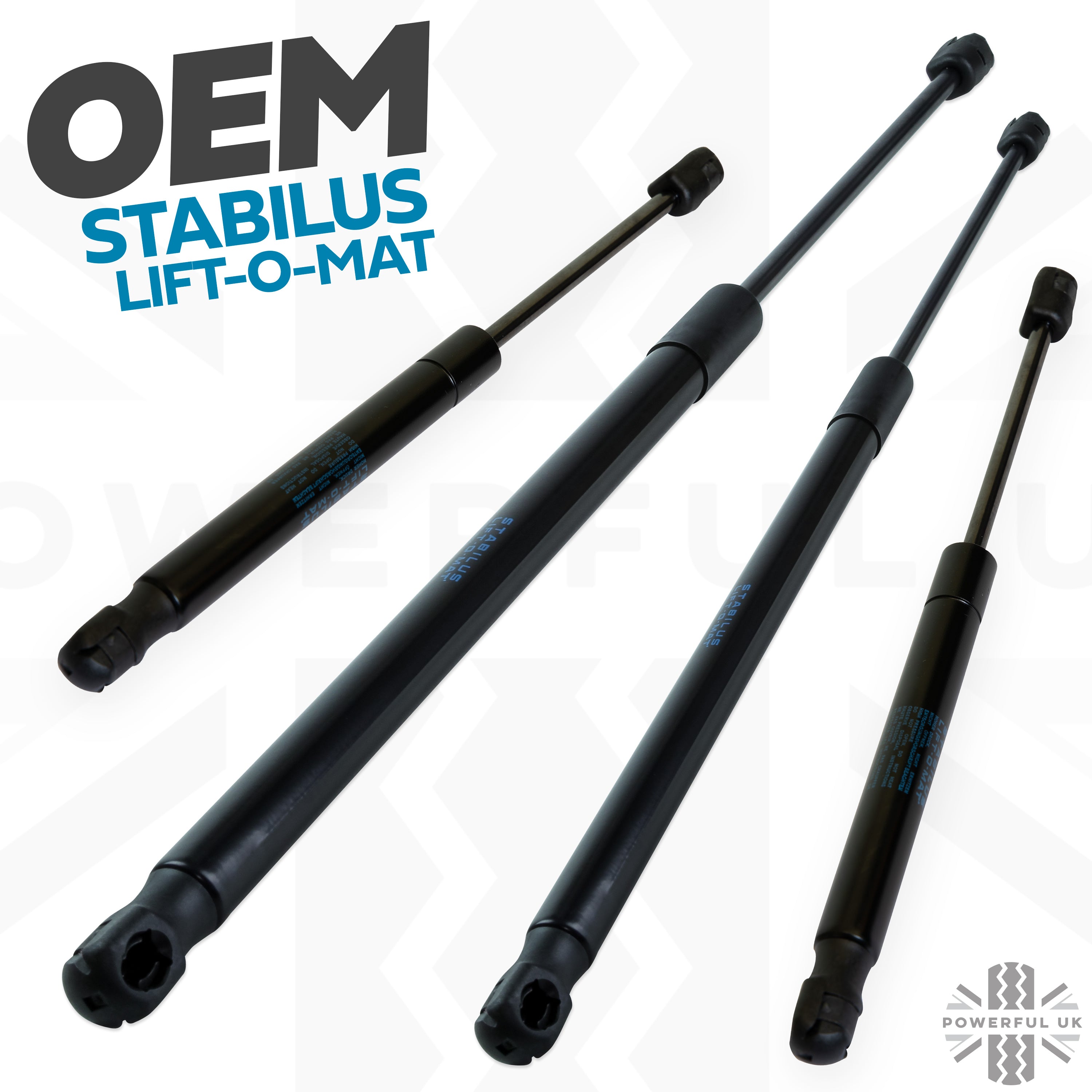 Bonnet & Tailgate Gas Strut 4 pc Kit for Land Rover Freelander 2 ...