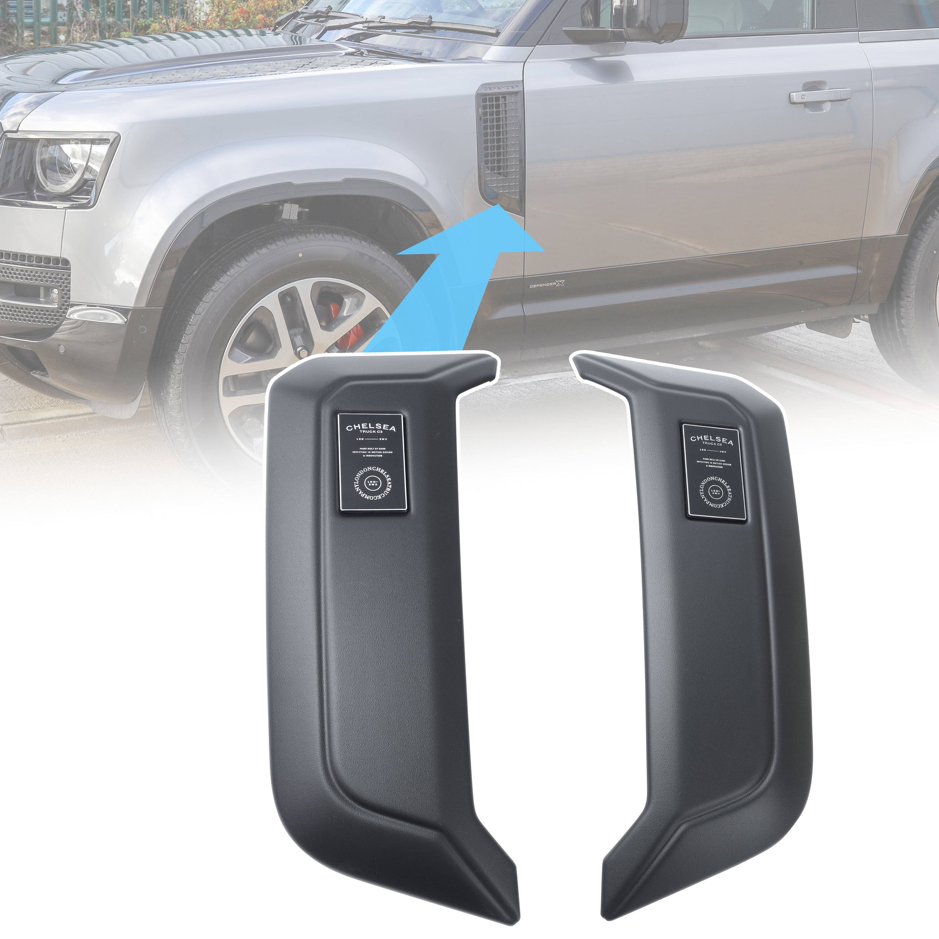 Chelsea Truck Company Side Vents for Land Rover Defender L663 – Powerful UK
