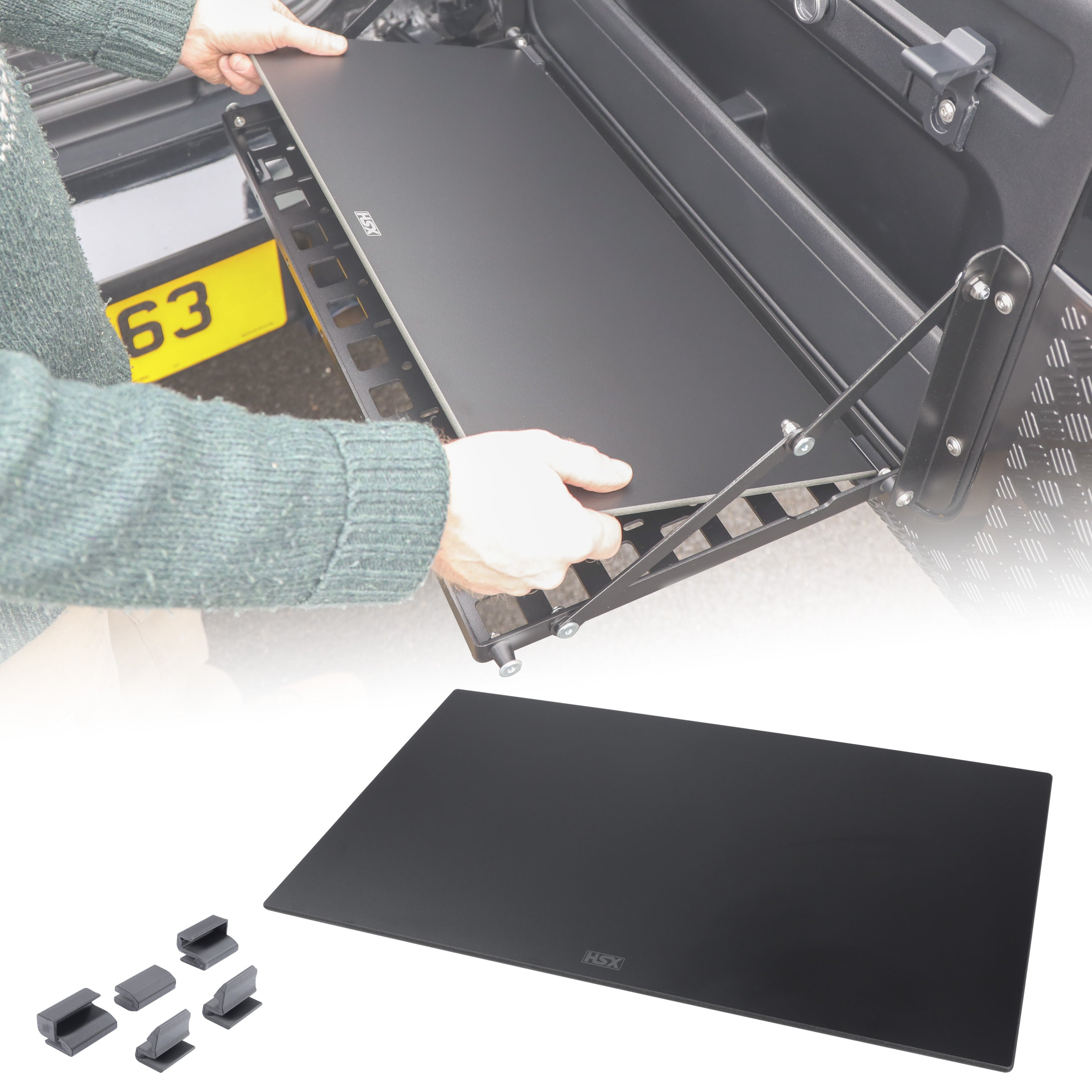 Insert Board for Powerful UK Folding Picnic Table for Land Rover Defen