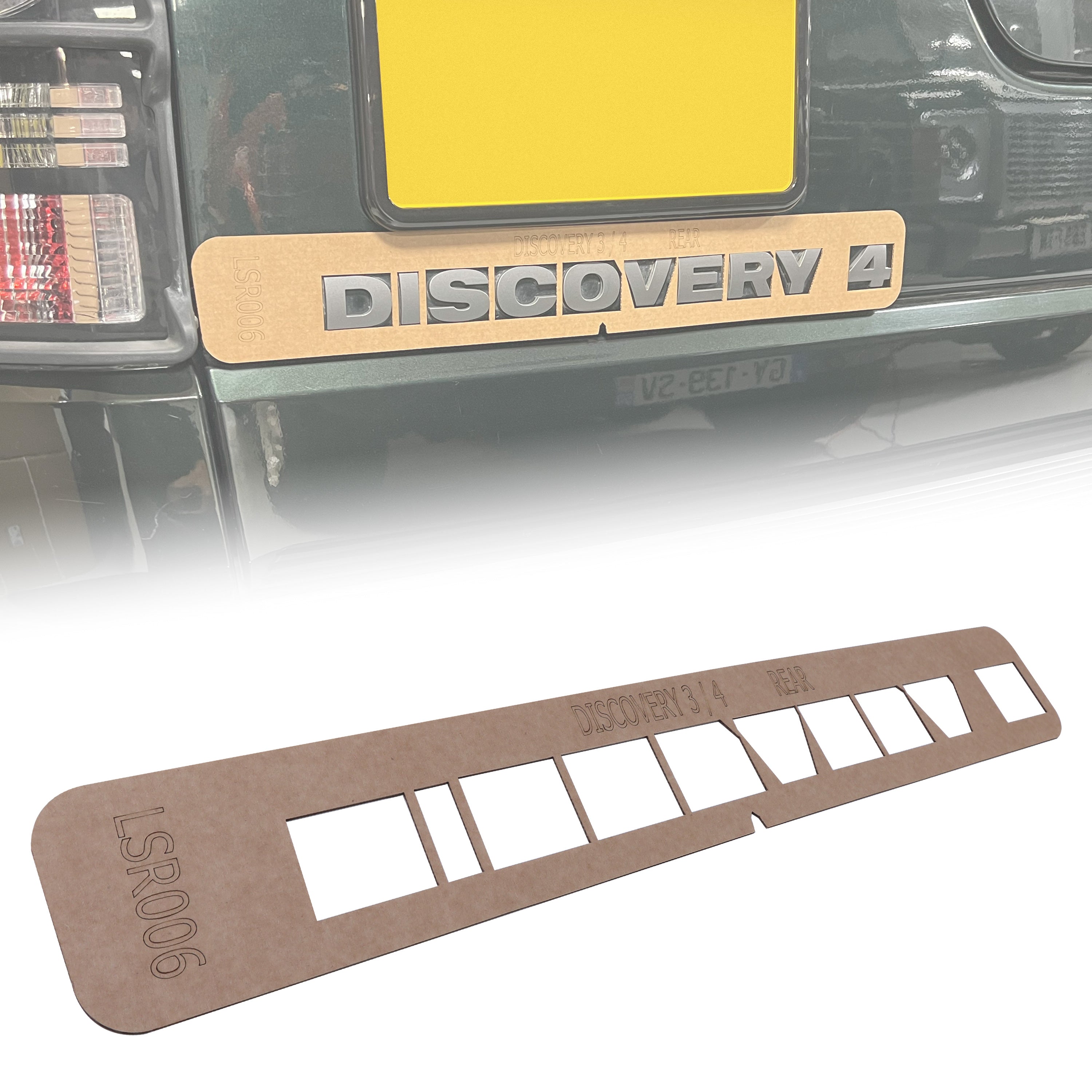 DISCOVERY 3/4 Rear Lettering Template for Land Rover Discovery 3/4 ...