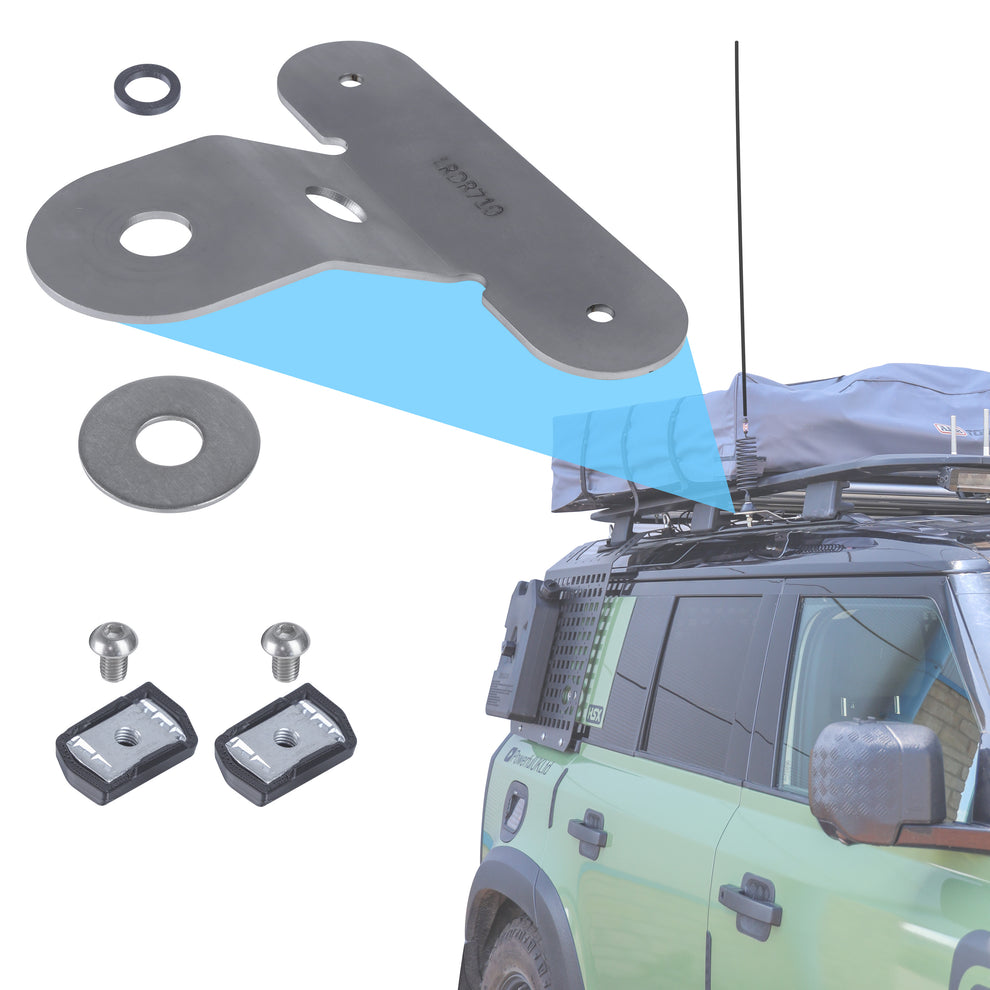 Roof Rail Antenna Mount Kit for Land Rover Defender L663 – Powerful UK