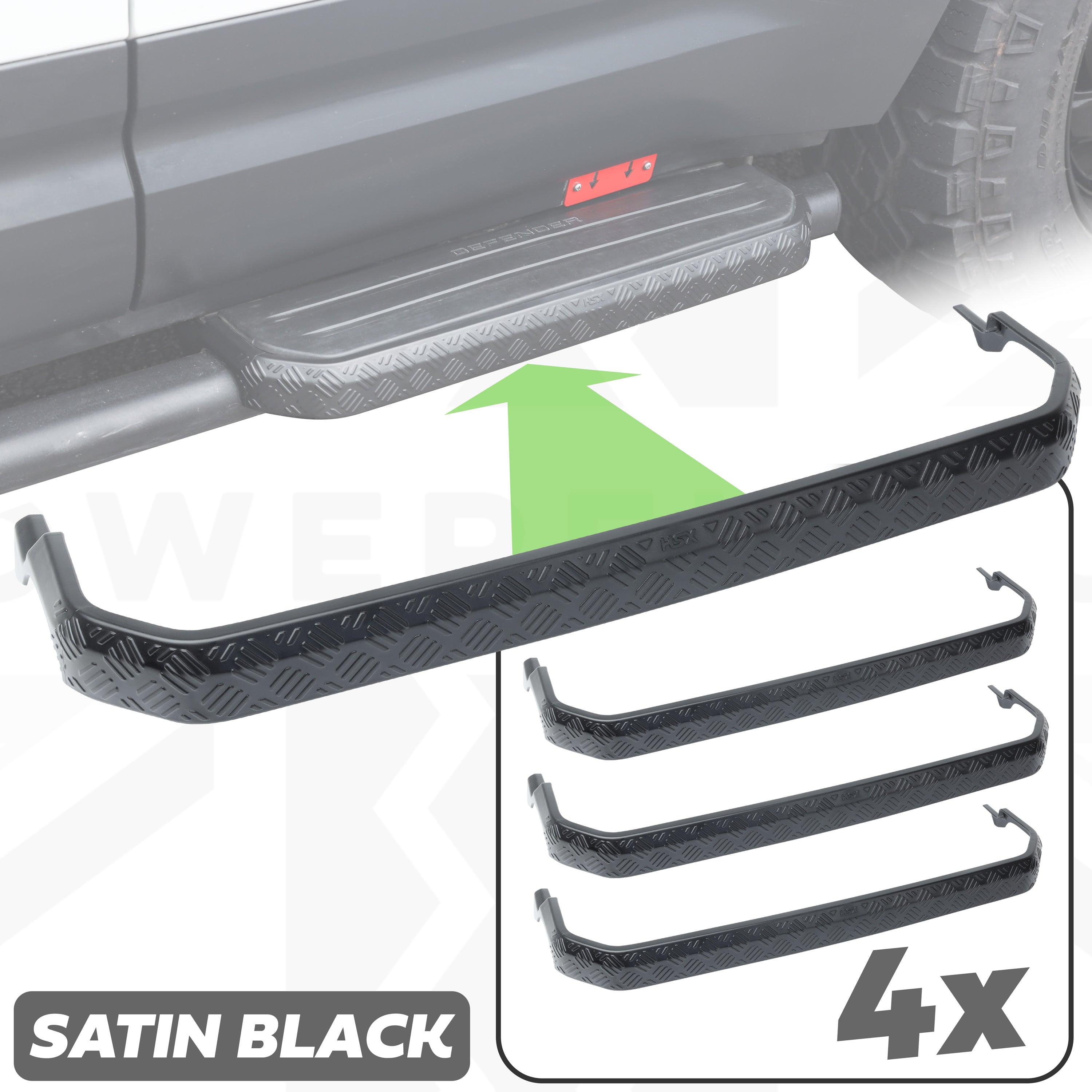 New Defender Side Steps & Tubes – Powerful UK