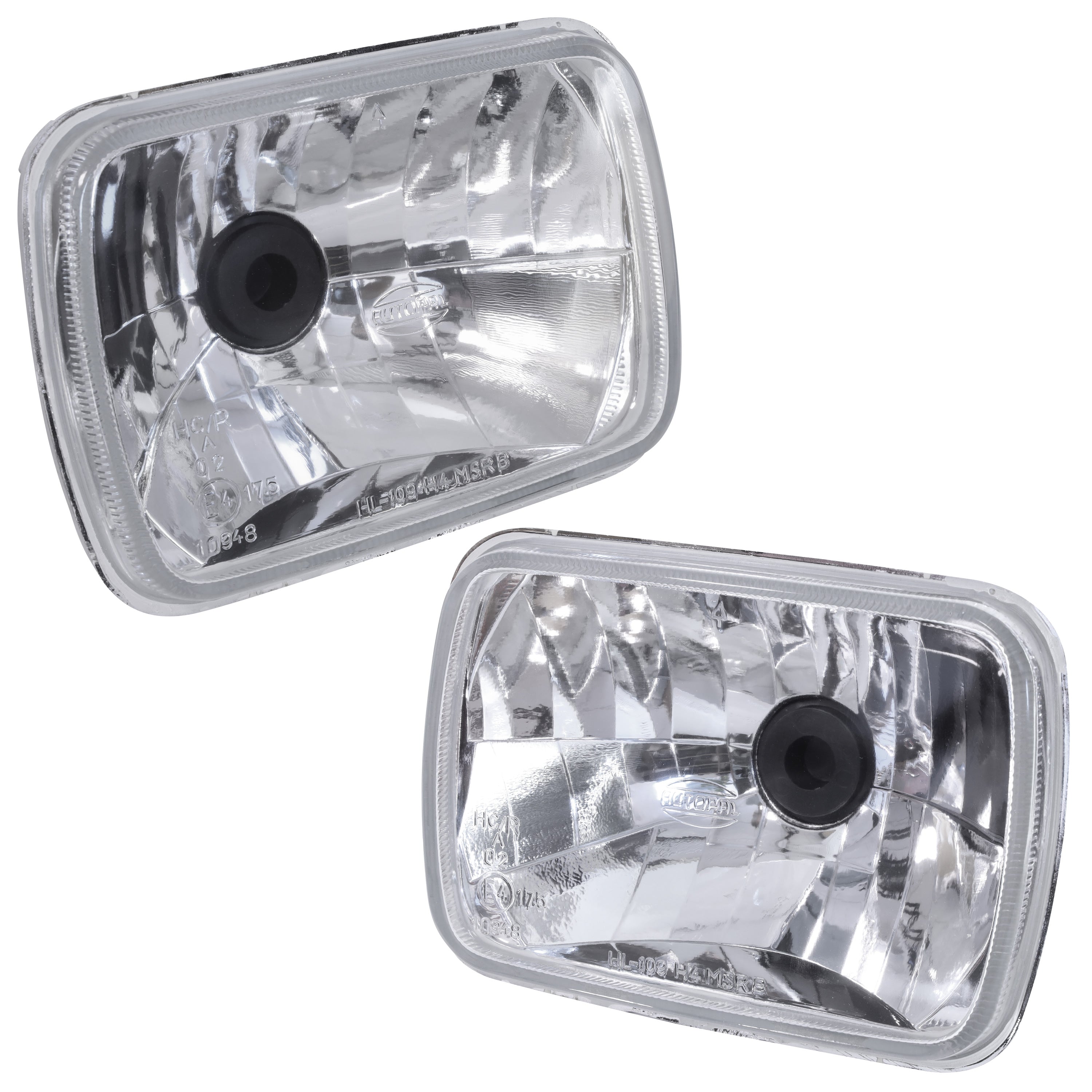 Crystal Square Headlights Daihatsu Fourtrak (Pair) with E Mark - RHD ...