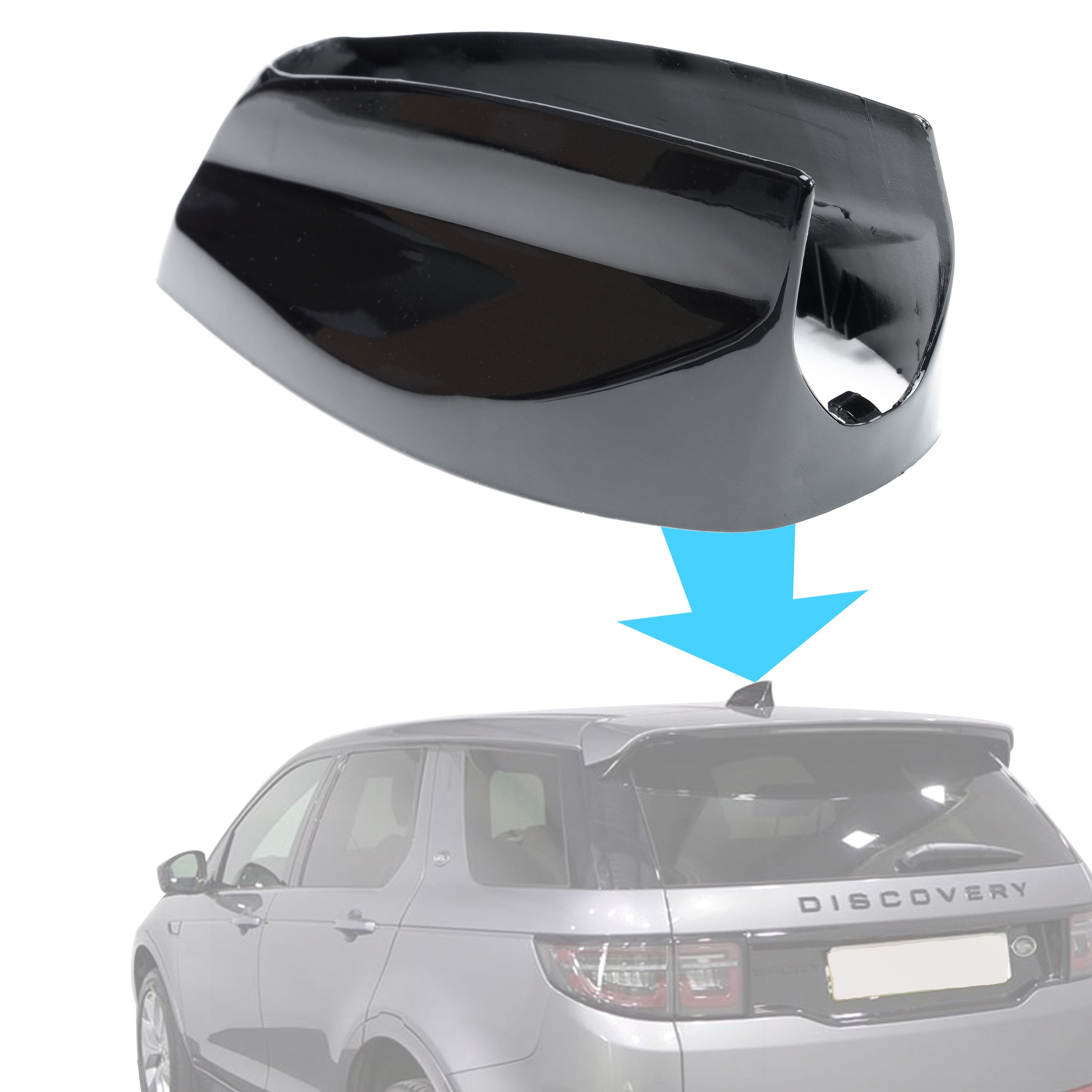 Gloss Black Roof Aerial Cover for Land Rover Discovery Sport 2020+ - A ...