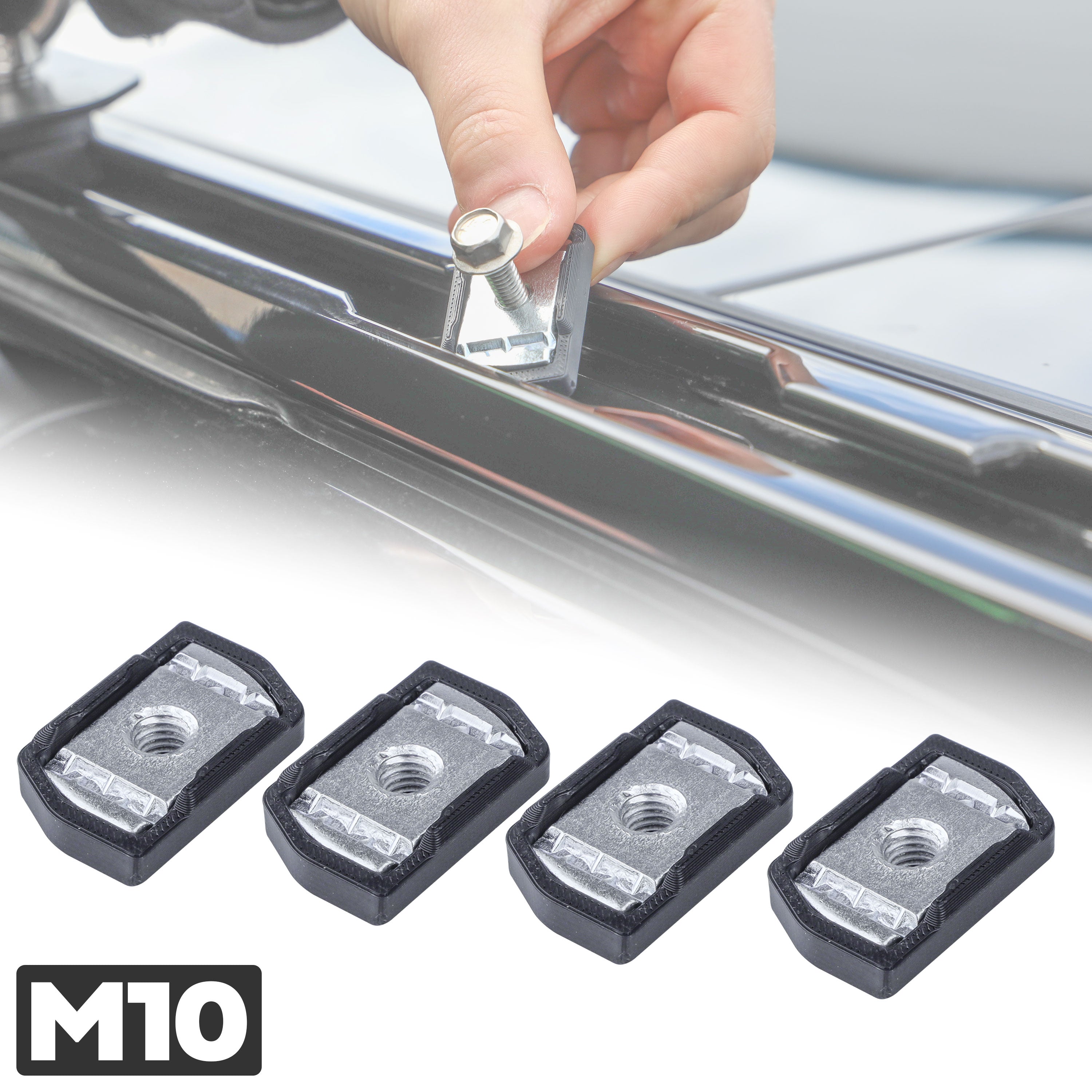 Roof Rail Channel Fixing Kit for Land Rover Defender L663 - M10 ...