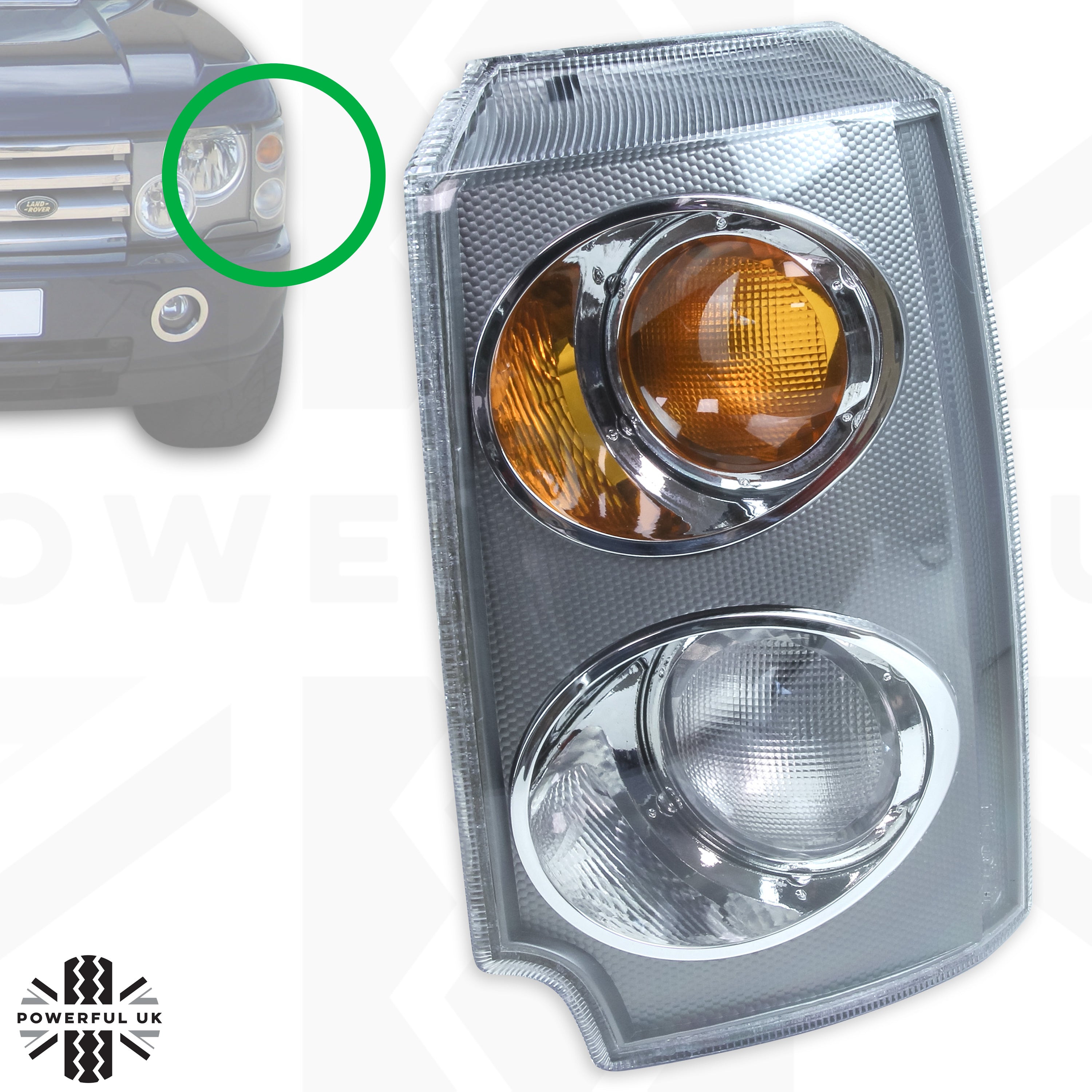 Front Side Light / Indicator Assembly - Aftermarket - for Range Rover ...
