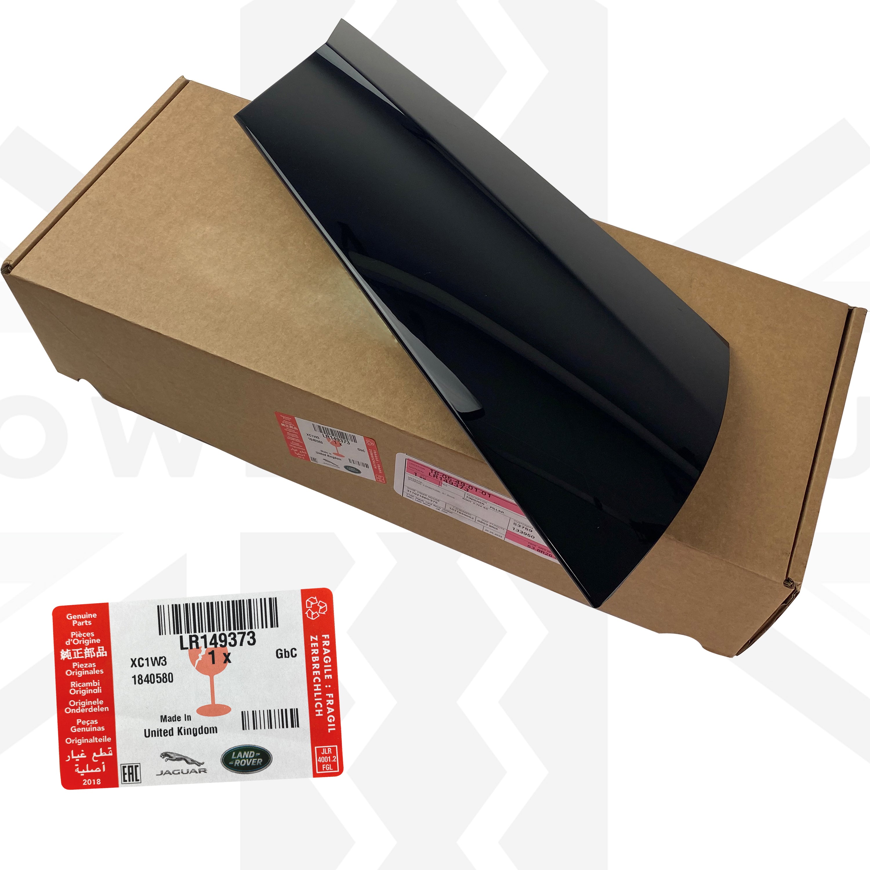 Genuine Black Right D Pillar Cover for Land Rover Discovery Sport ...