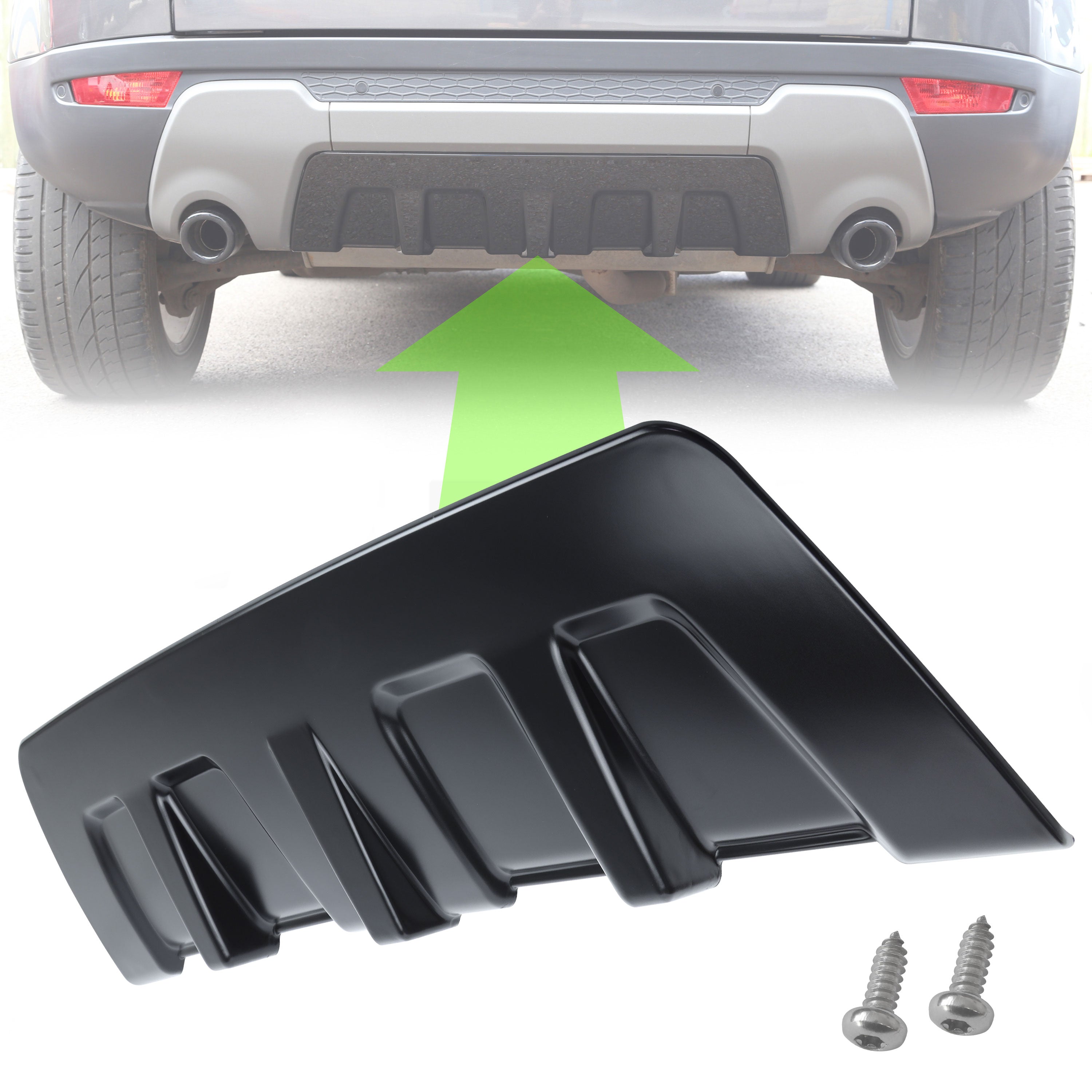 Rear Diffuser Panel for Range Rover Evoque Pure/Prestige/SE/SE Tech (2 ...