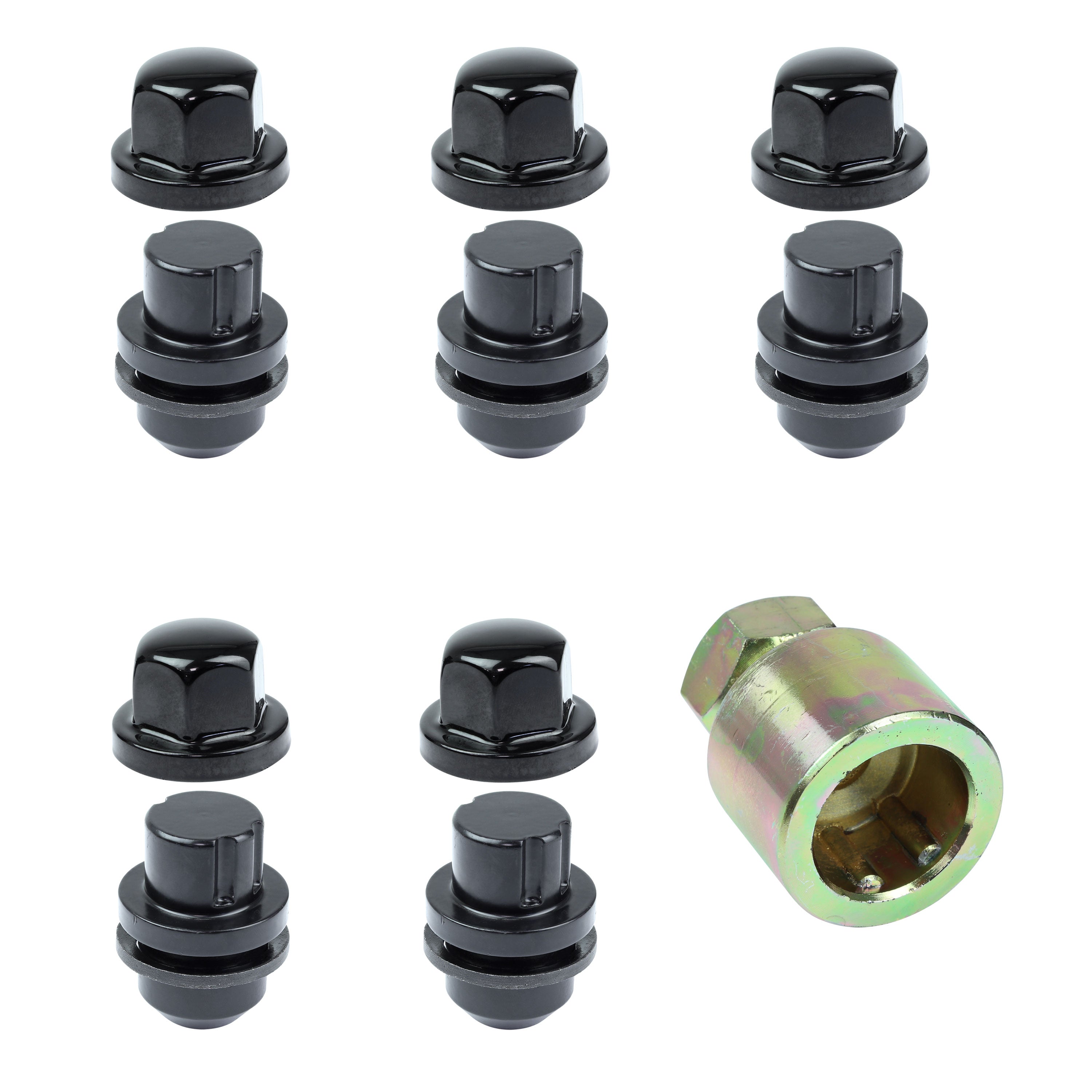 Locking Wheel Nut Kit for Land Rover Classic Defender Alloy Wheels - B ...