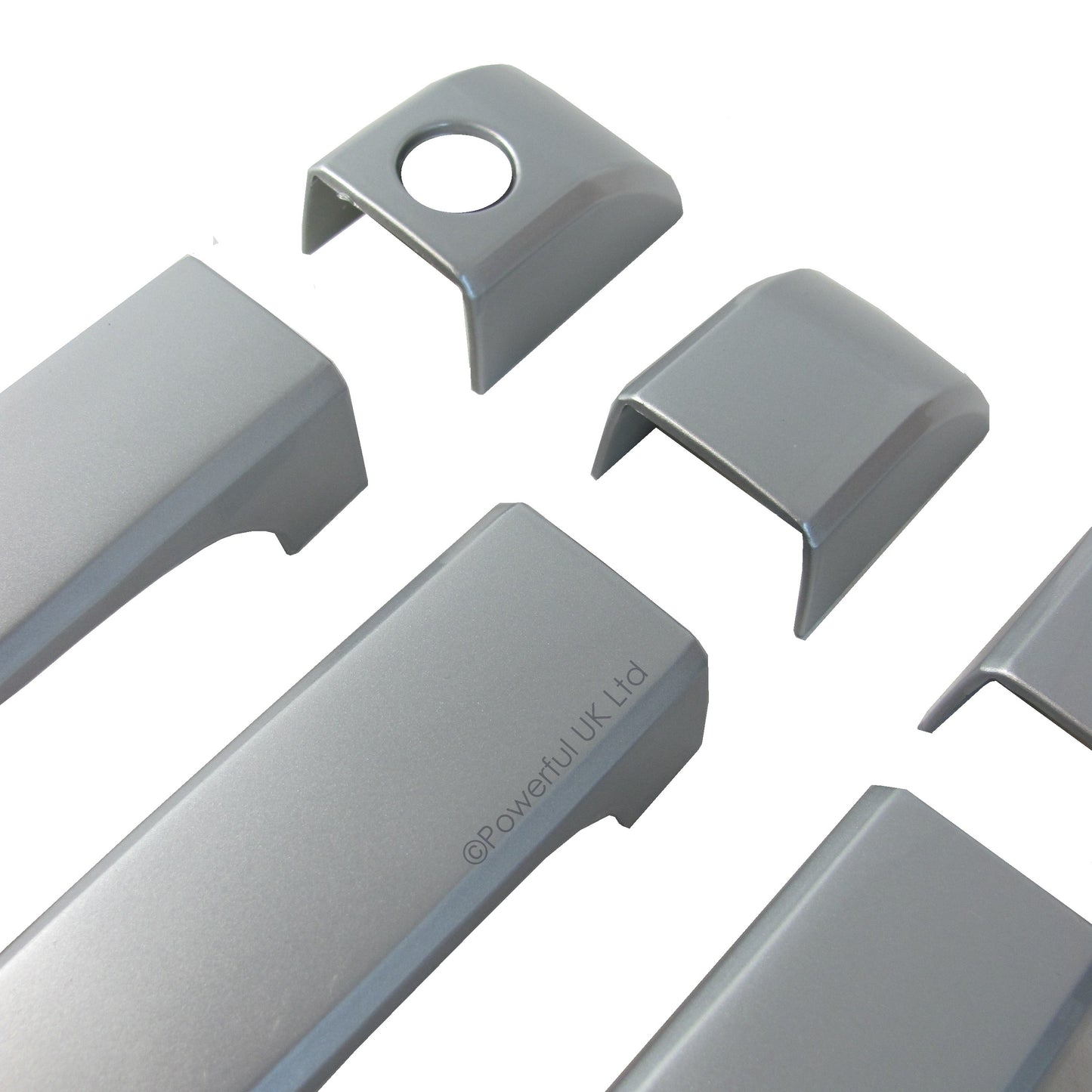 Door Handle Covers (8pc) for Range Rover L322 - Zermatt Silver ...