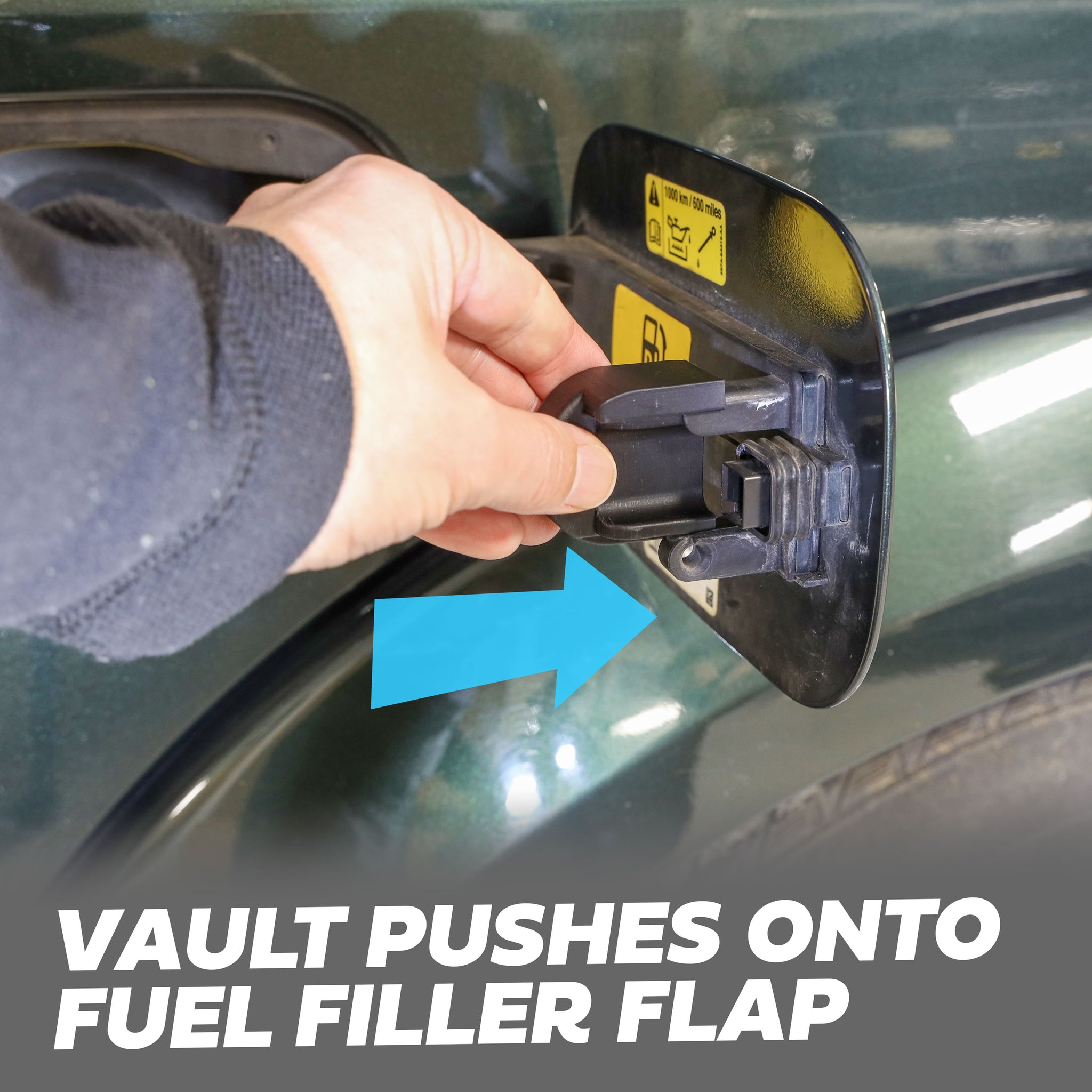 AirTag Vault / Holder for Fuel Filler Flap for Land Rover Discovery 3 ...