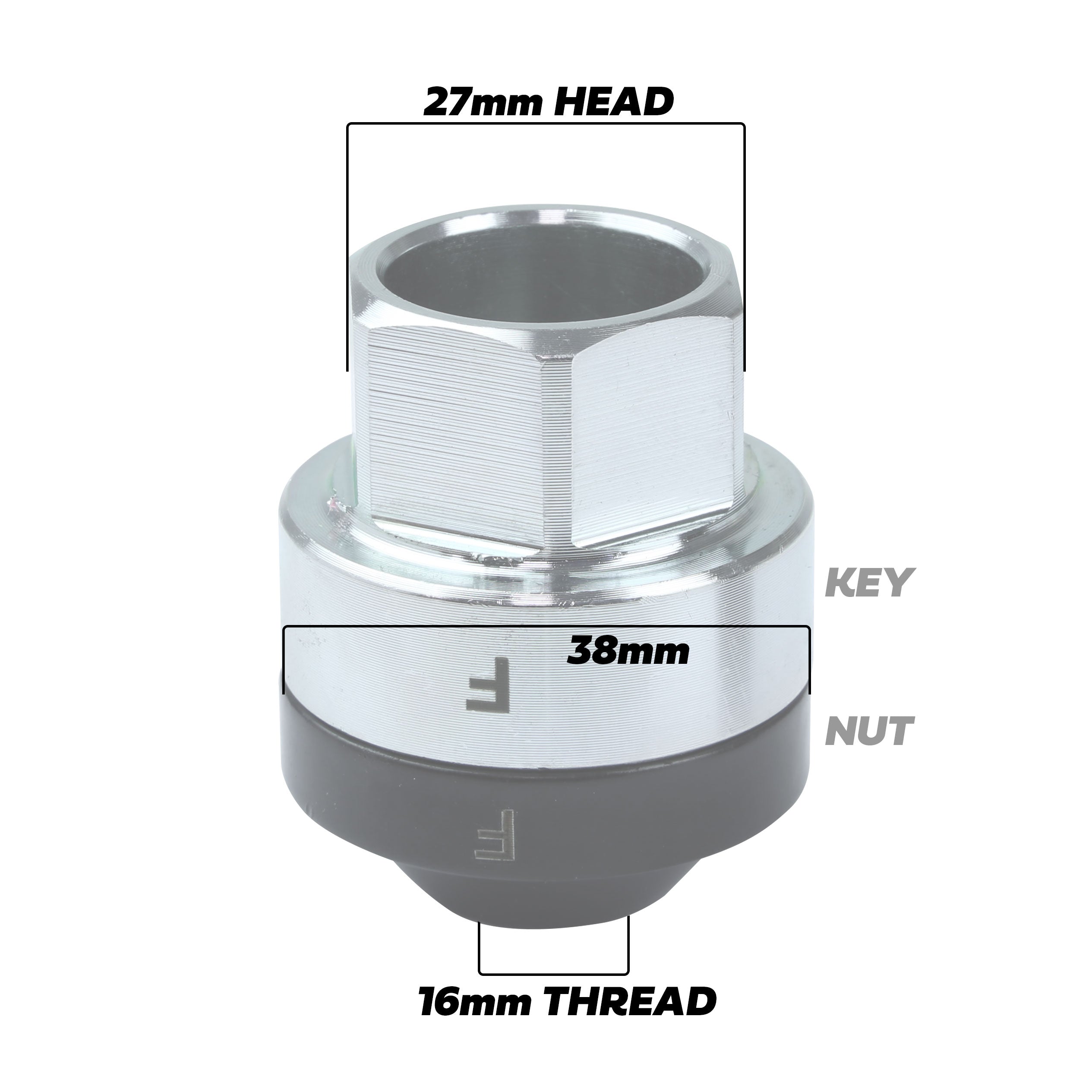 Locking Wheel Nut Kit for Land Rover Discovery 1 Steel Wheels – Powerful UK