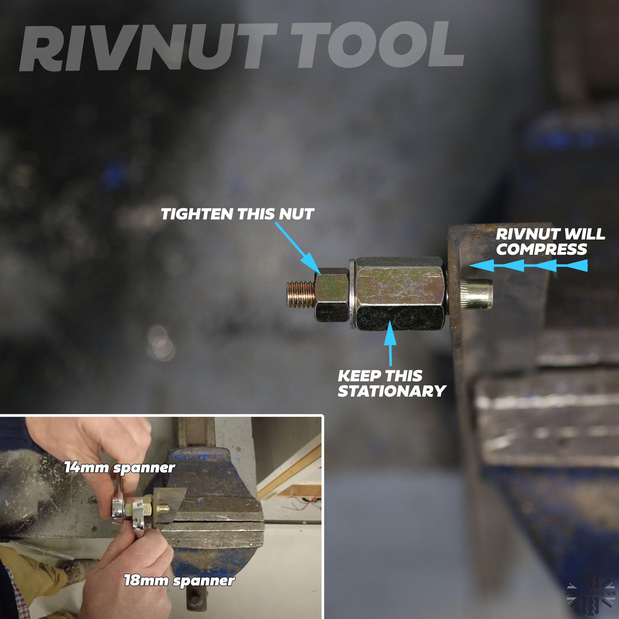 Simple M6 Rivnut tool – Powerful UK